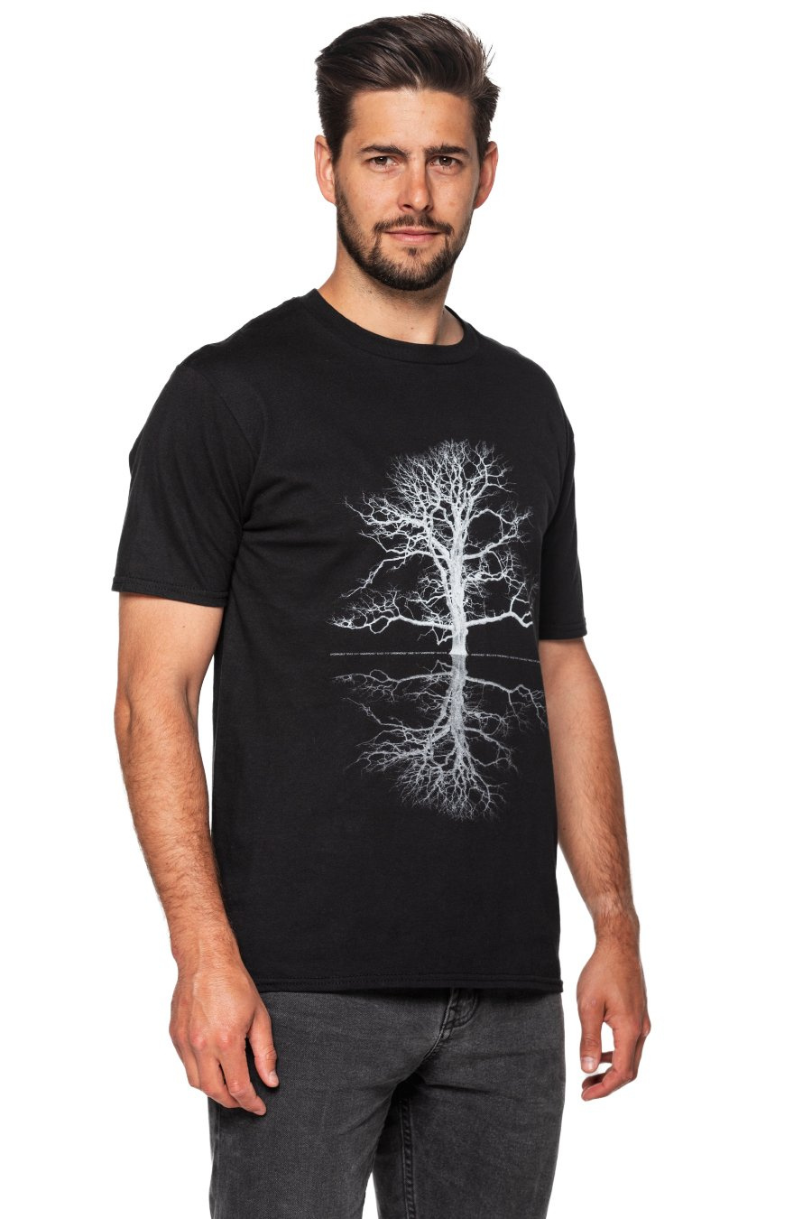 T-shirt męski UNDERWORLD Tree black - Men \ T-shirts - morillo.pl